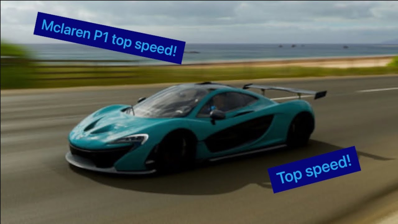 Mclaren p1 top speed (FAST) - YouTube