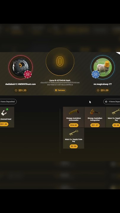 TF2Hunt Coinflip!! #teamfortress2 #rustgame #tf2 #playrust #rust #cs2 #csgo - YouTube