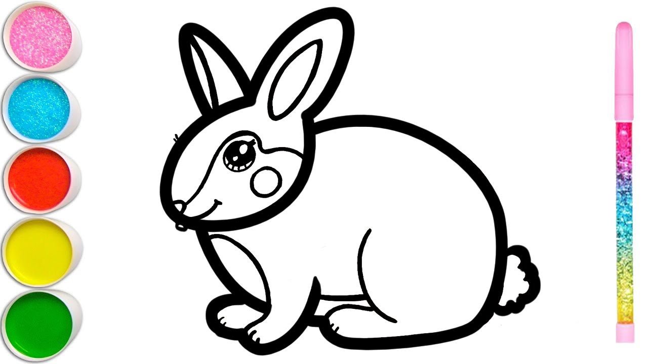 How to draw lips with lipstick, dress, rabbit, baby/Drawing Tutorial ...