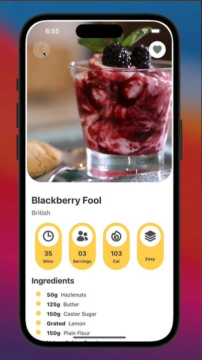 Food Recipe app in React Native 🔥 #shorts #reactnative #javascript #ios #expo - YouTube