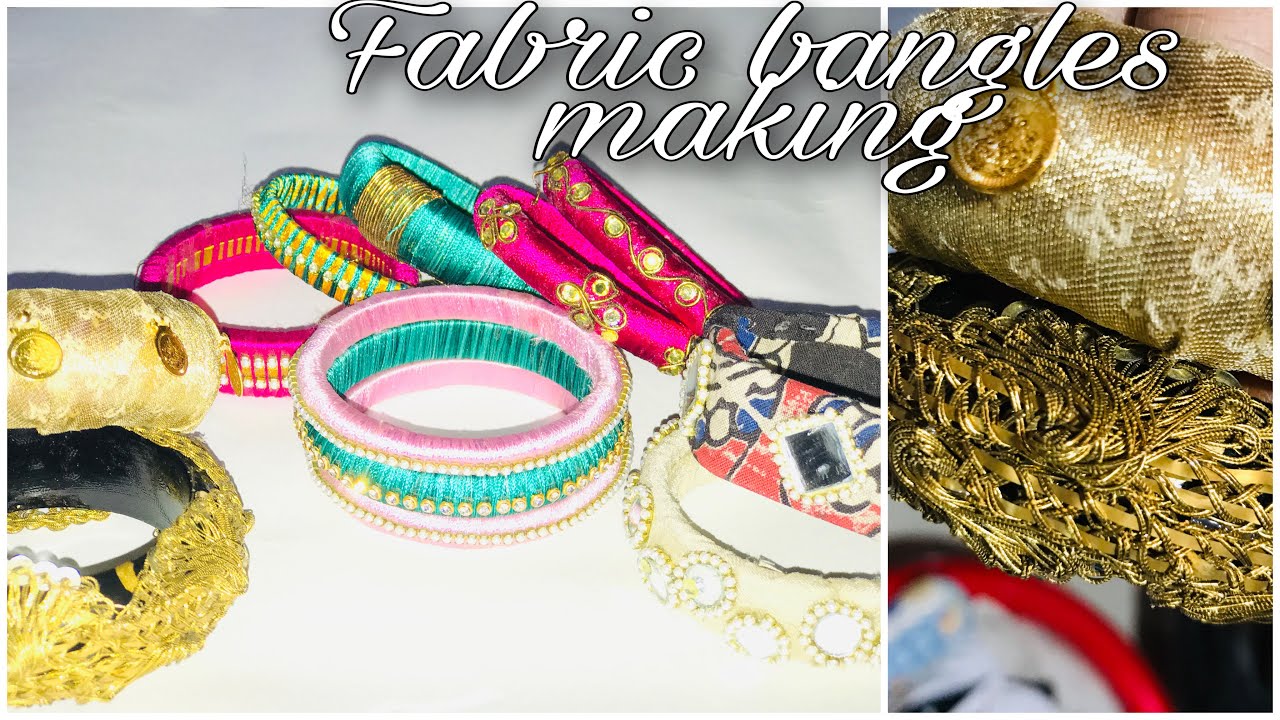 How to make bangles with fabric||old bangles reuse ideas||మీ పాత ...