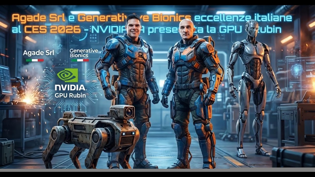 Agade Srl e Generative Bionics eccellenze italiane al CES 2026 - NVIDIA ...
