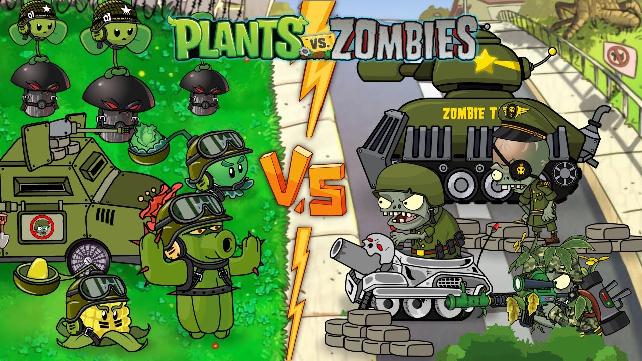 Cartoons about Tanks - Tanks in Plant vs Zombies Game World - Plant vs ...