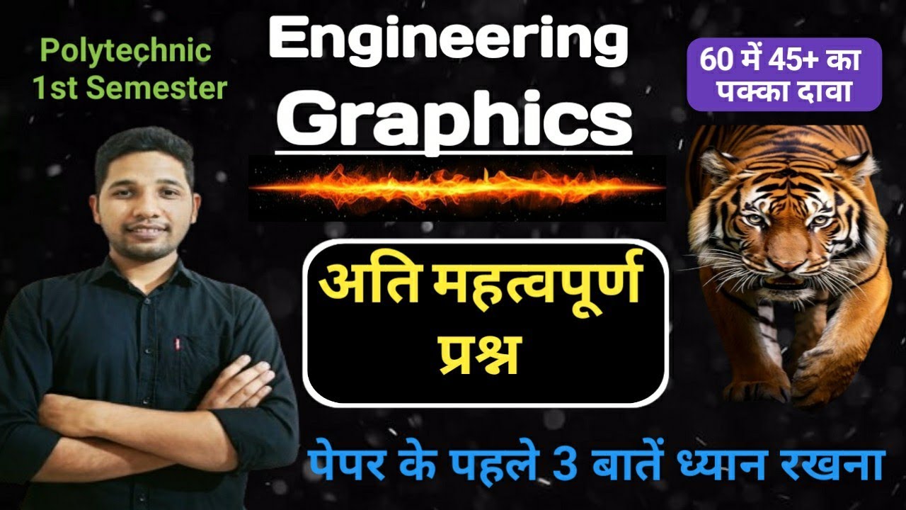 Important Topic । Engineering Graphics E.G / E.D Orthographic ...