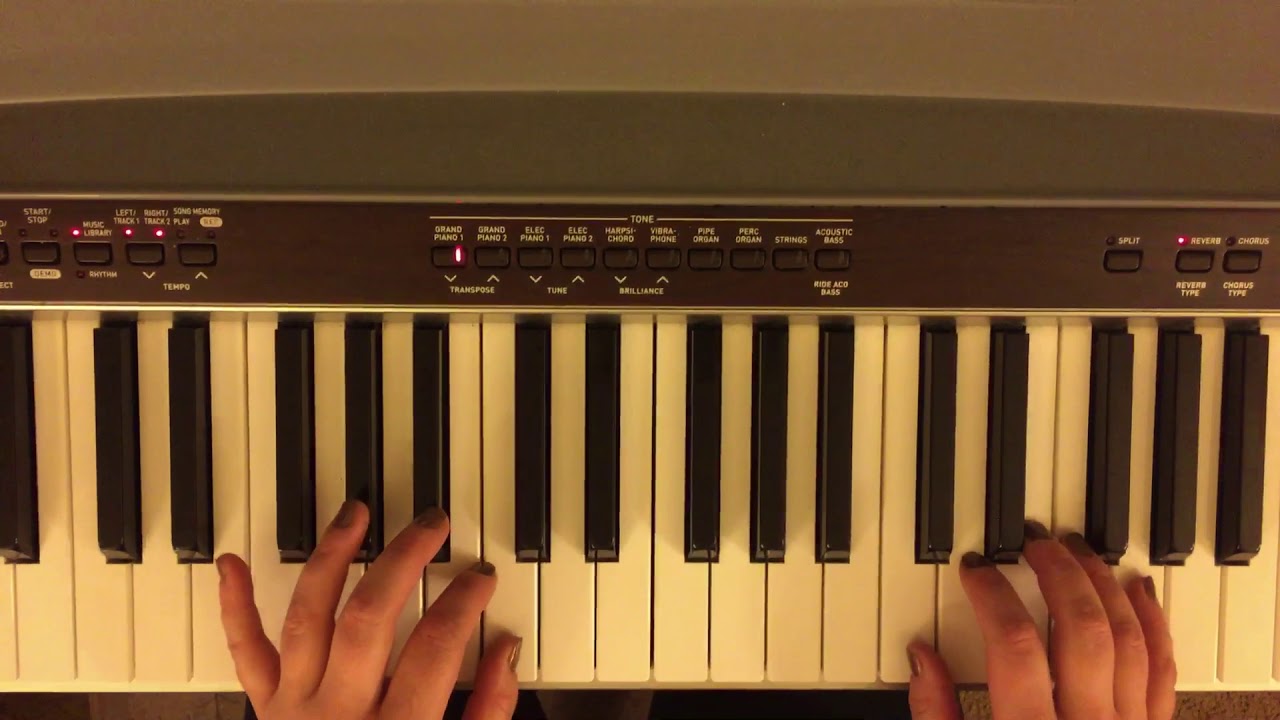 5 Finger Scale Descending G5-A3 - YouTube