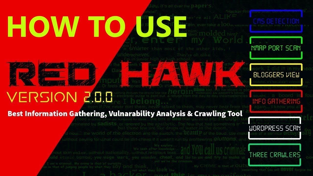 how to install and use red hawk - YouTube