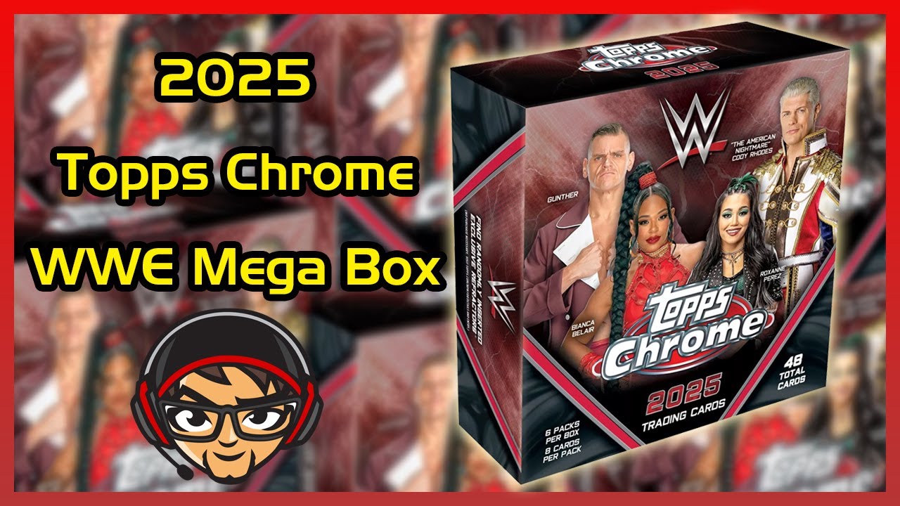 2025 Topps Chrome WWE Mega Box Opening - YouTube