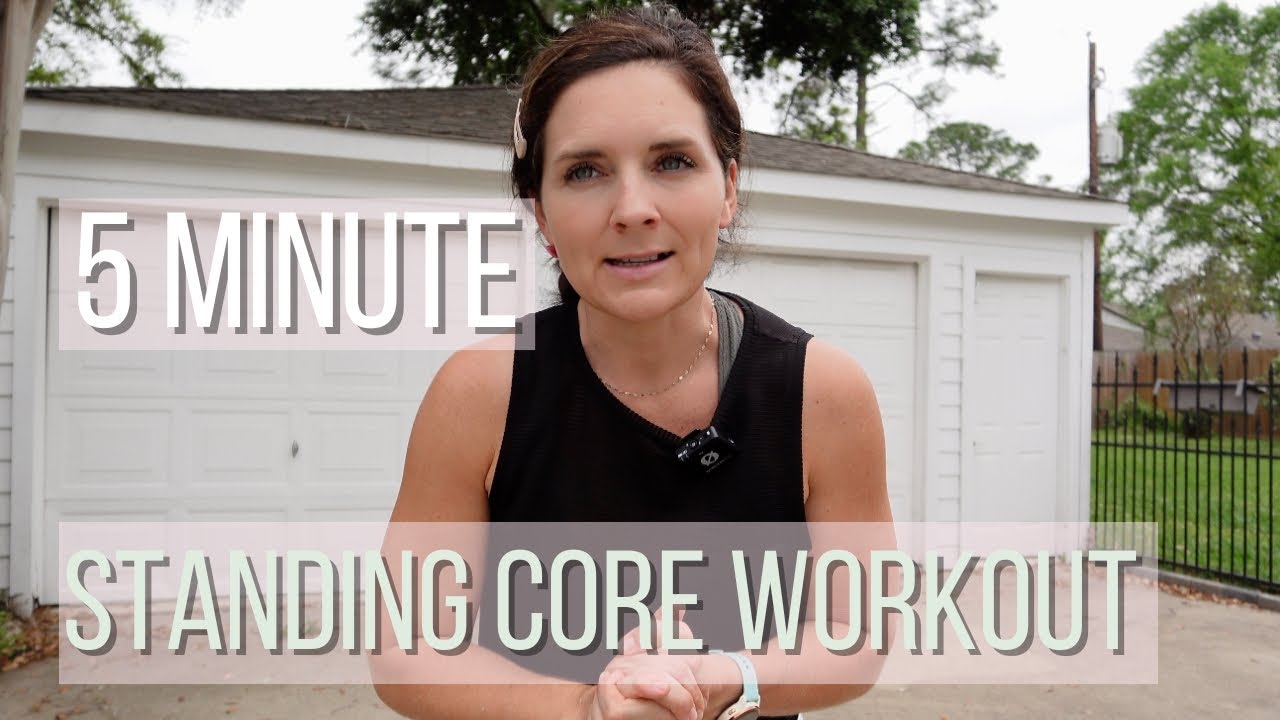 Standing Only Core Workout! Day 9 of 30 day challenge! - YouTube