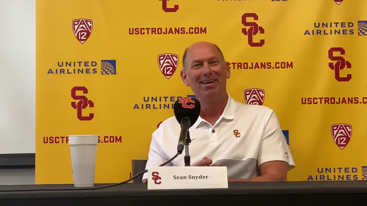 USC Spring Ball Media Day: SPT Coach Sean Snyder - YouTube
