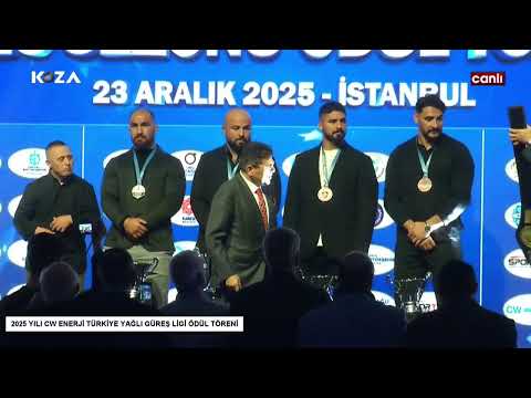 2025 Yılı CW Enerji Türkiye Yağlı Güreş Ligi Ödül Töreni  #CanlıYayın #KozaTV
