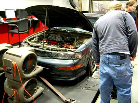 1995 Supercharged Nissan Maxima VQ35 Swap Dyno - YouTube