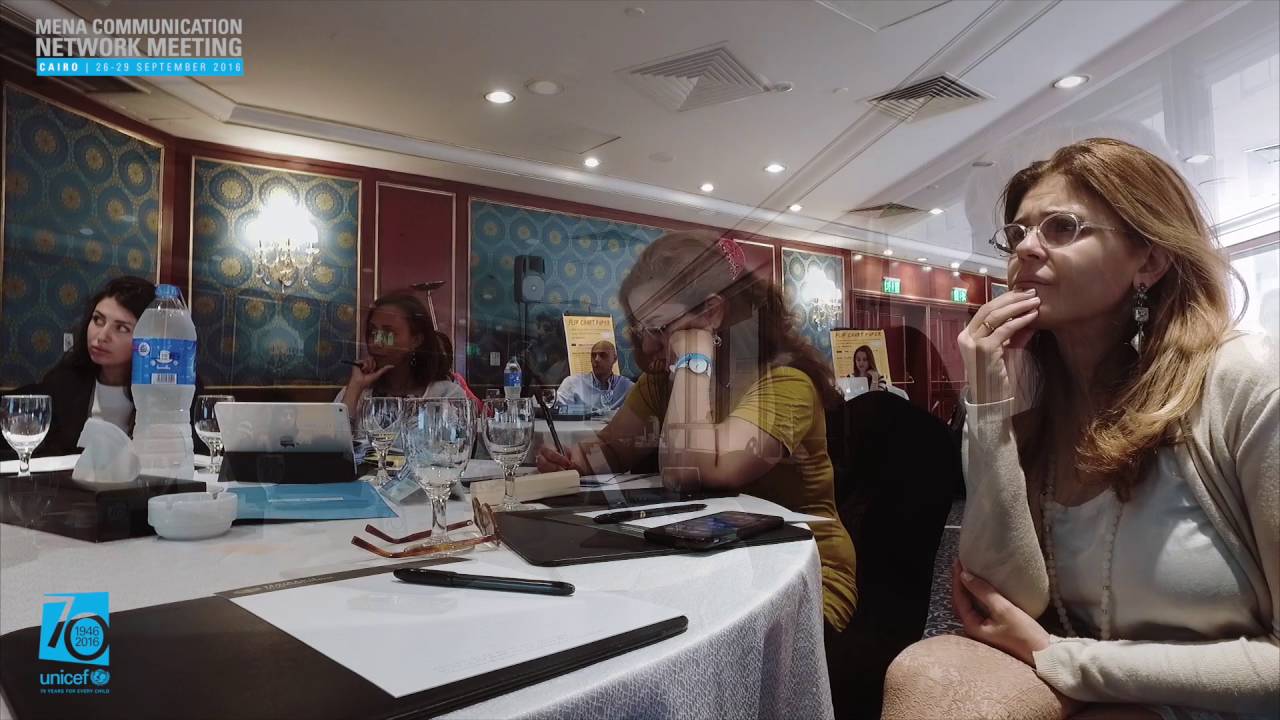 Al Arabiya's Mayssoun Azzam with UNICEF MENA on children's issues in ...