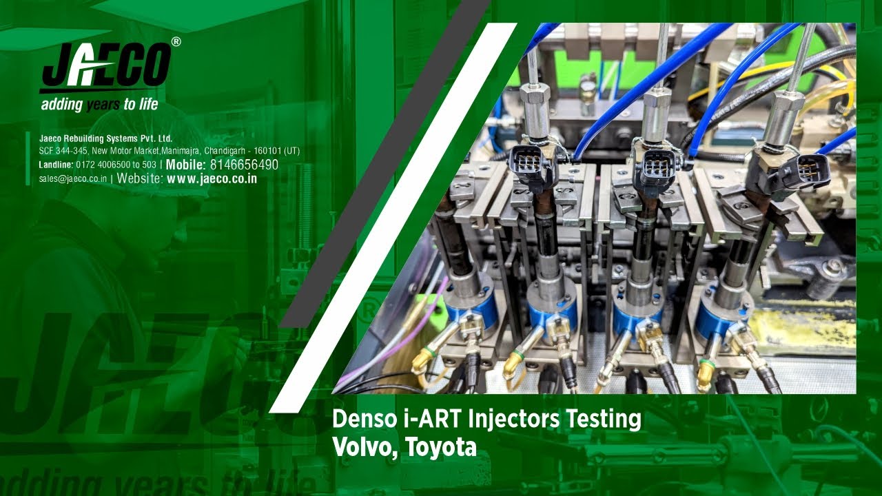 Denso i-ART Volvo Injectors Testing , Repair | Jaeco Rebuilding Systems ...