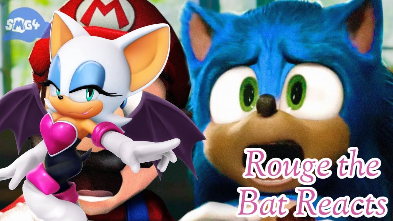 Rouge the Bat reacts to SMG4: If Mario was in The Sonic Movie - YouTube