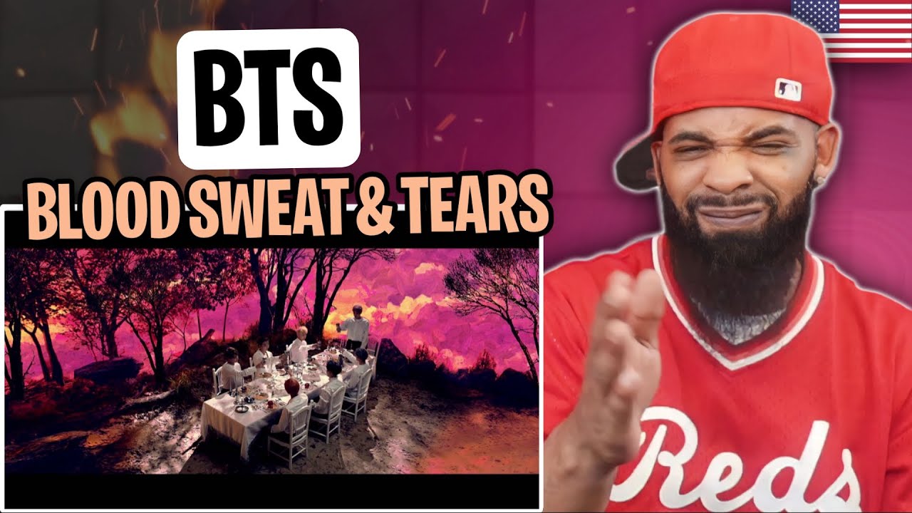 AMERICAN RAPPER REACTS TO -BTS (방탄소년단) '피 땀 눈물 (Blood Sweat & Tears ...