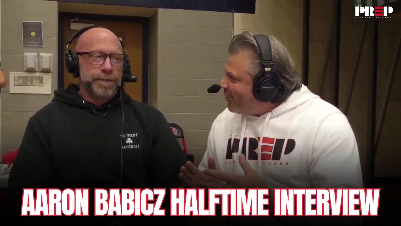 Aaron Babicz Halftime Interview - YouTube