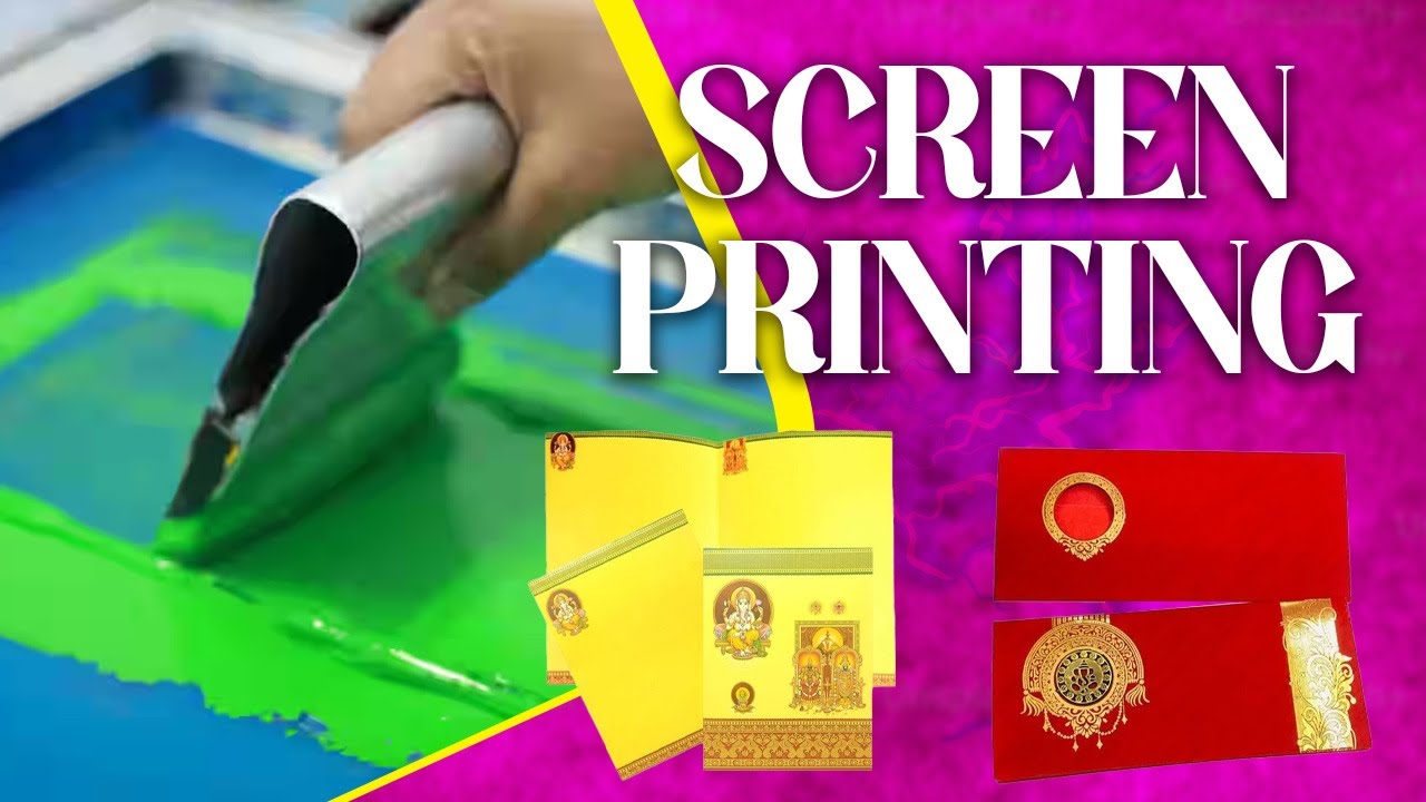 Screen Printing - YouTube