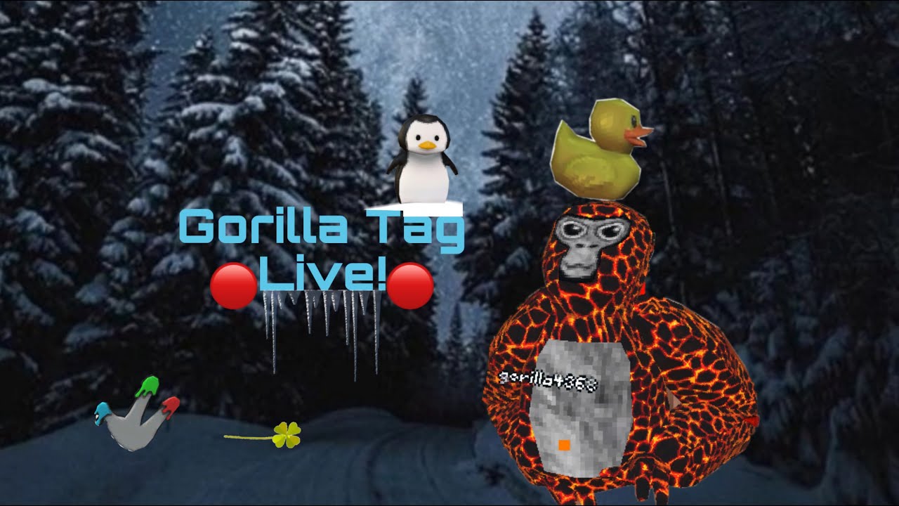 Gorilla Tag Live! And Kahoot - YouTube
