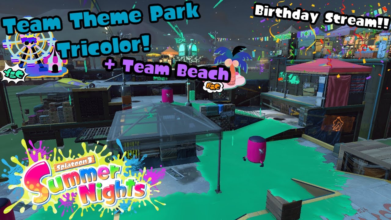 Splatoon 3 Summer Nights Splatfest 2nd Half!! - Theme Parks & Beach ...