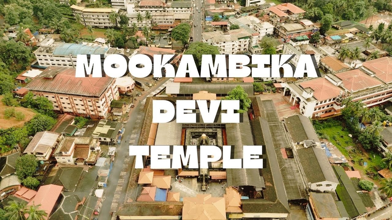 Majestic Drone Views of Kollur Mookambika Devi Temple | Aerial Footage ...