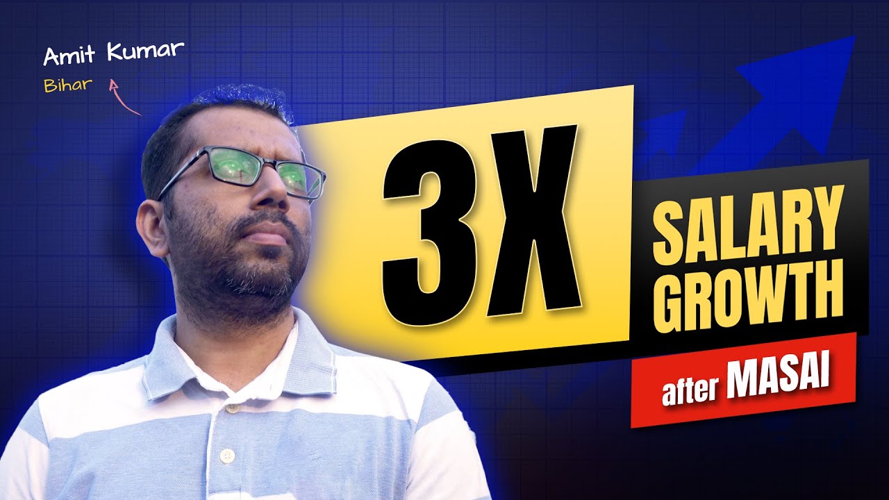 3X salary growth in 35 weeks after Masai | Amit Kumar, Software Engineer at Qapita - YouTube