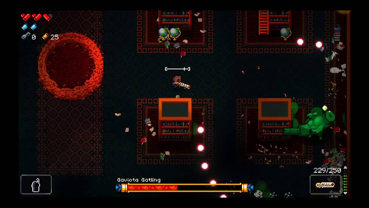 Enter the Gungeon Boss (Gatling Gull/Gaviota Gatling) - YouTube