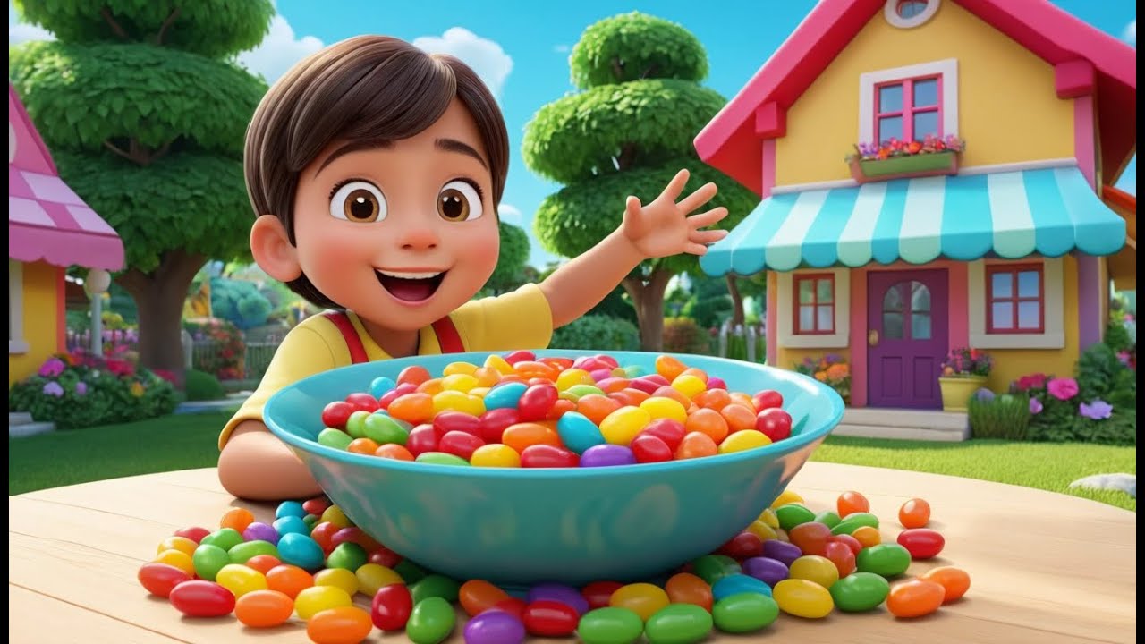 Where Did the Jelly Beans Go? | Playful Toddler Song | Fun Animated ...