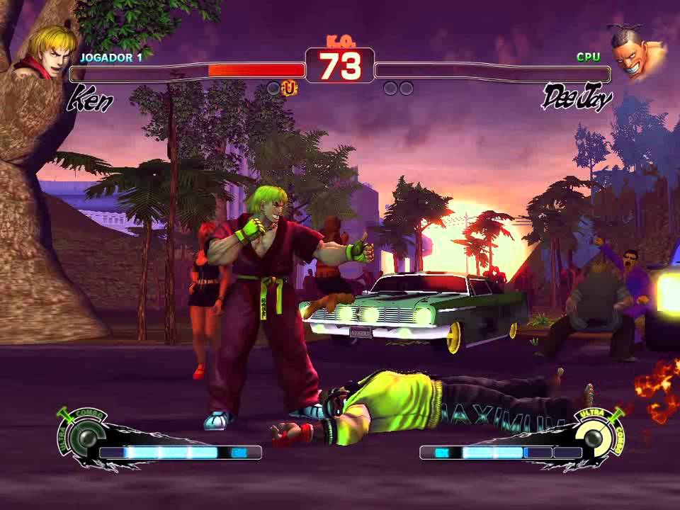 Stage Mod USFIV PC: Sunset City - YouTube