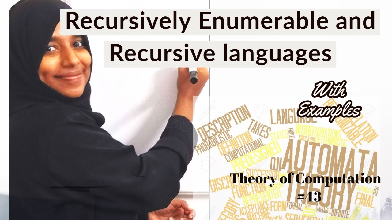 Theory Of Computation Lecture 43 Recursive And Recursively 0091