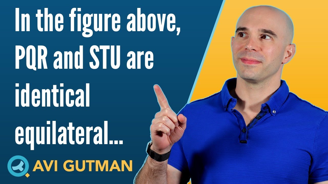 In the figure above, PQR and STU are identical equilateral DS06861 ...