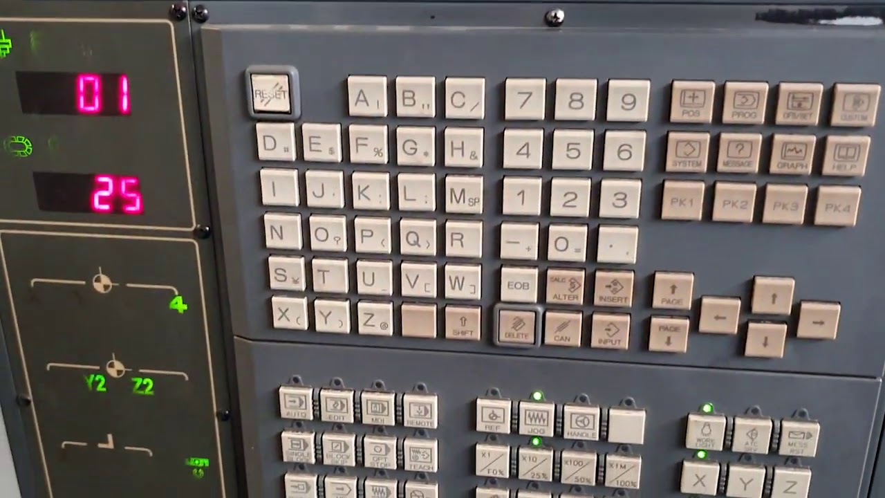 Quaser HX505 AP (2010) Horizontal Machining Center - YouTube