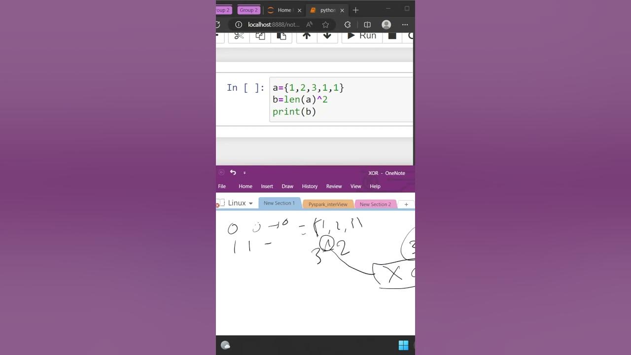 python interview question in Hindi | Set | XOR #python - YouTube