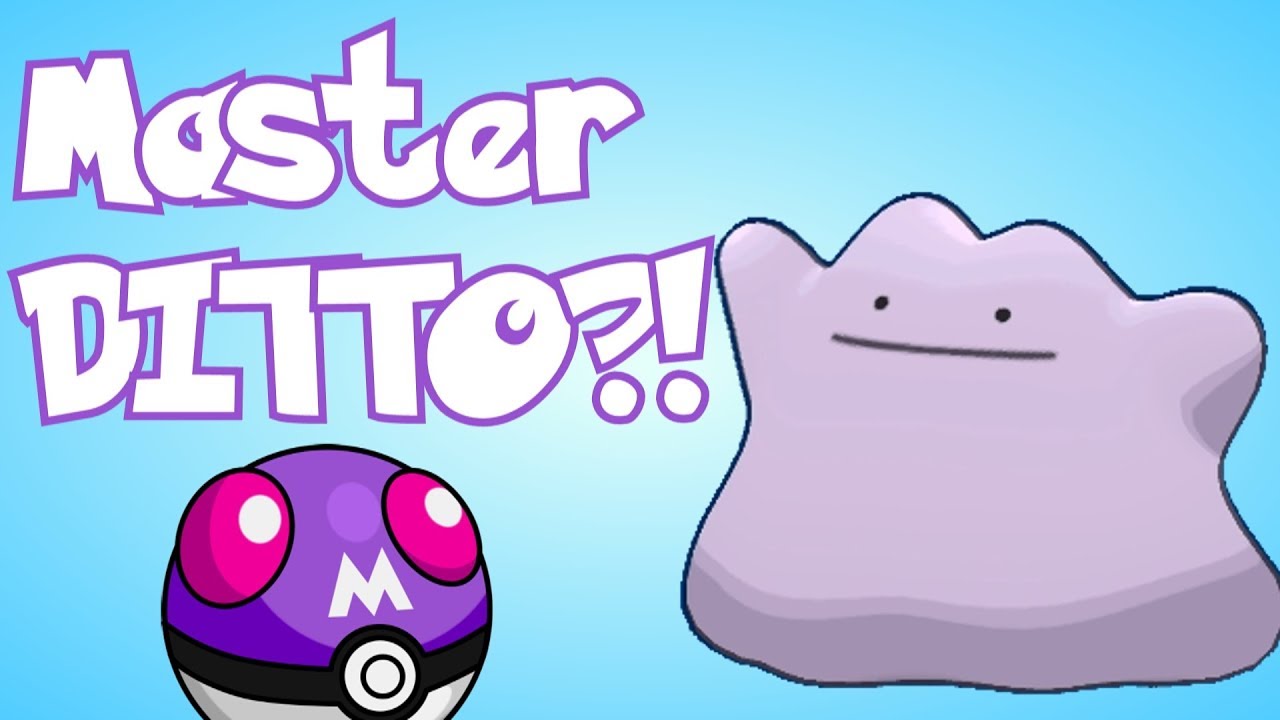 Master Ball on a Ditto?! (PokeONE MMO) - YouTube