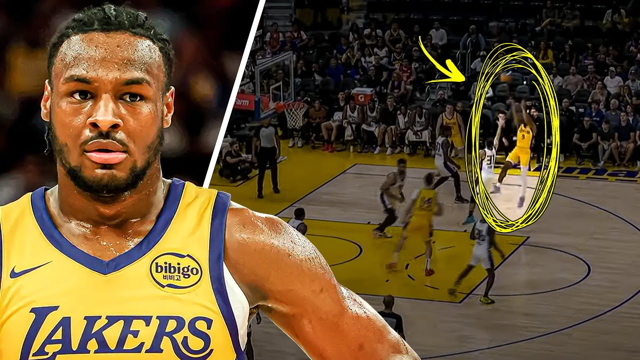 The Truth About Bronny James' Summer Debut.. - YouTube