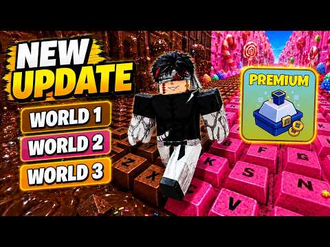 NEW Premium Key! 🔥 +1 Speed Keyboard Escape Roblox (World 1, 2 & 3)