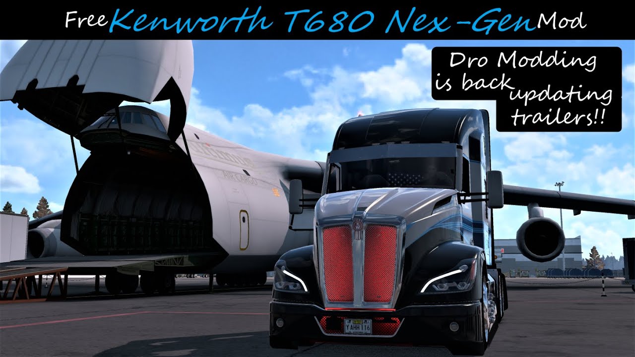*Free Next-Gen*Kenworth T680* Railcar Draw Gear Haul Houston Texas PNG ...