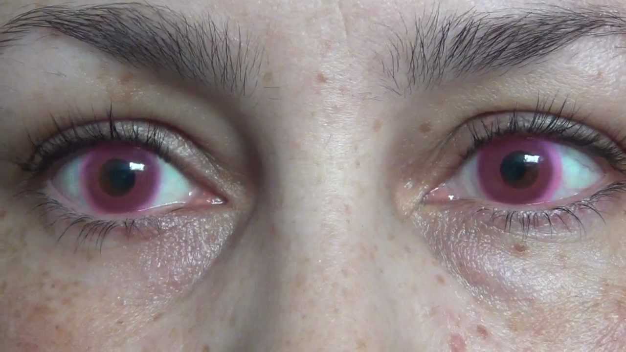 CRAZY LENS GLOW UV FLUOR PINK JoLens Review Very High Definition ...