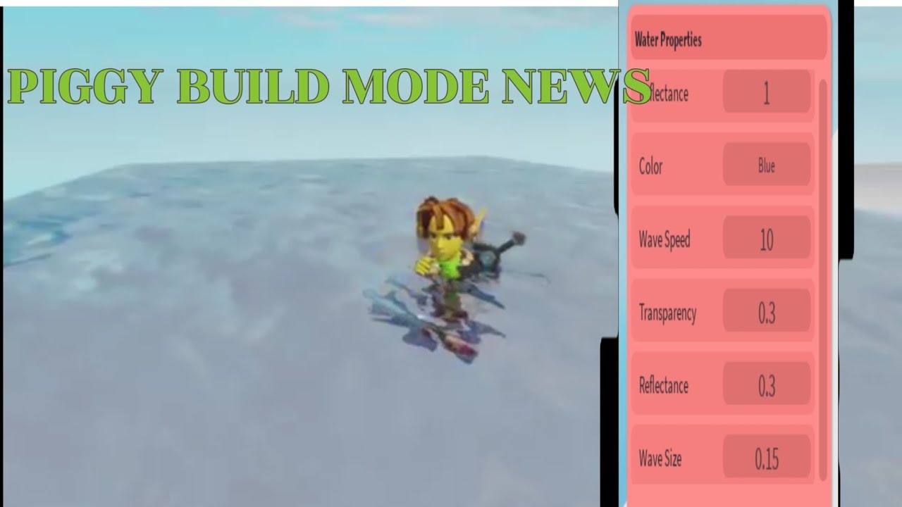 NEW PIGGY BUILD MODE UPDATE LEAK! -piggy news - YouTube