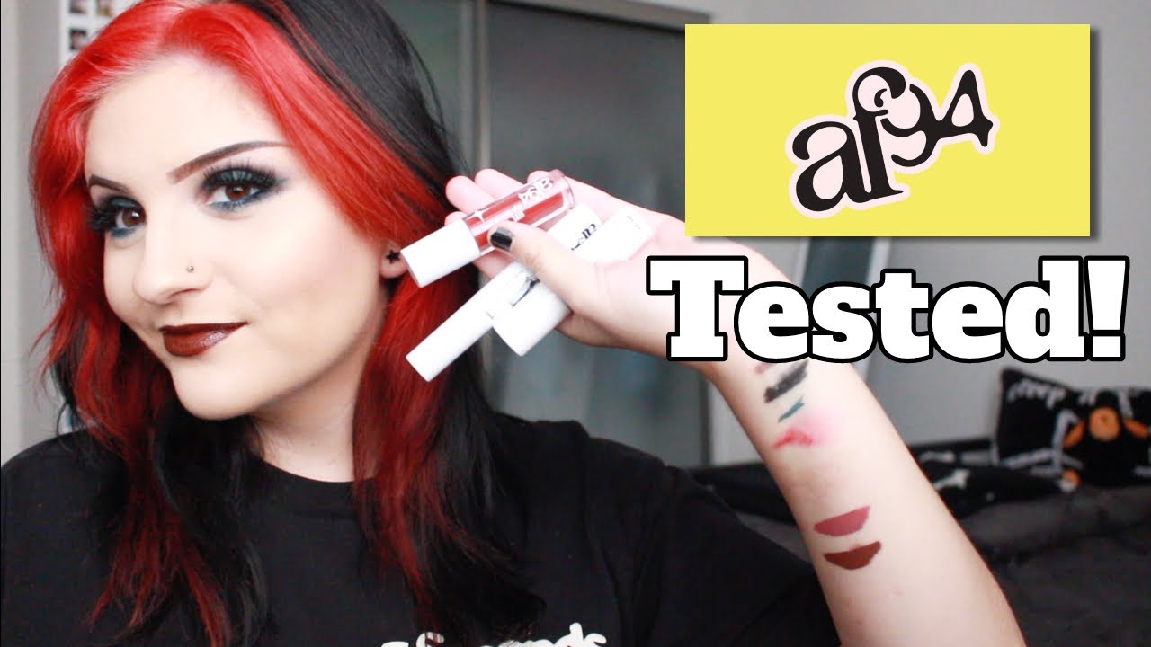 AF94 REVIEW | Halsey's New Makeup Line Tested! - YouTube