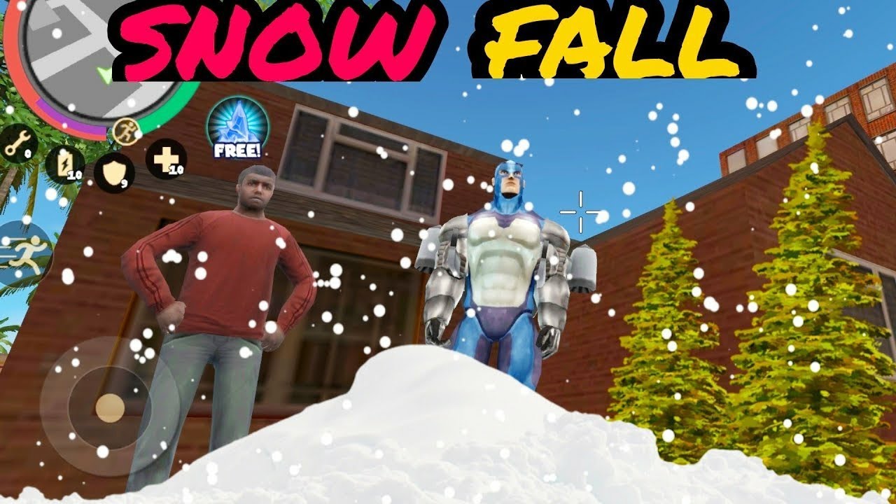 rope hero vice town game | snow fall in vice town | rope hero | rope ...