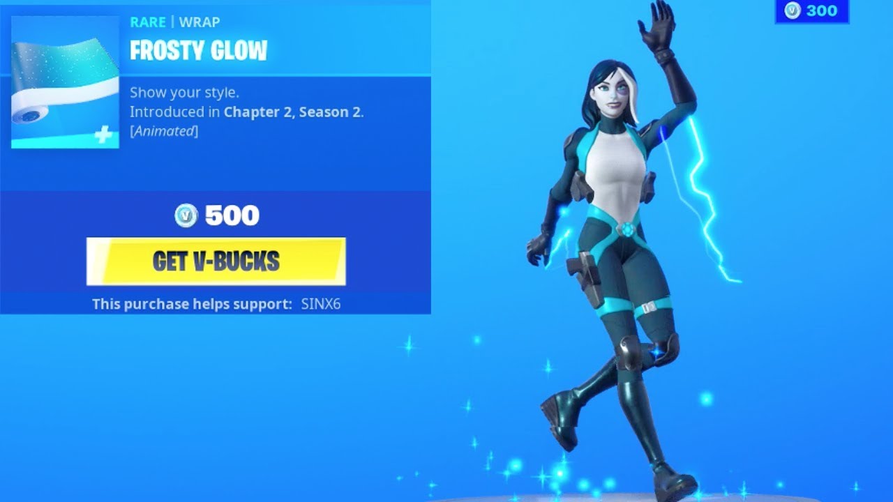 *NEW* FROSTY GLOW WRAP + Signature Shuffle..! (Item Shop) Fortnite ...