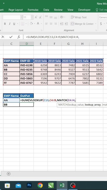 Excel Interview Question Sum with VLookup Advance excel #excel #exceltips #advanceexcel # ...