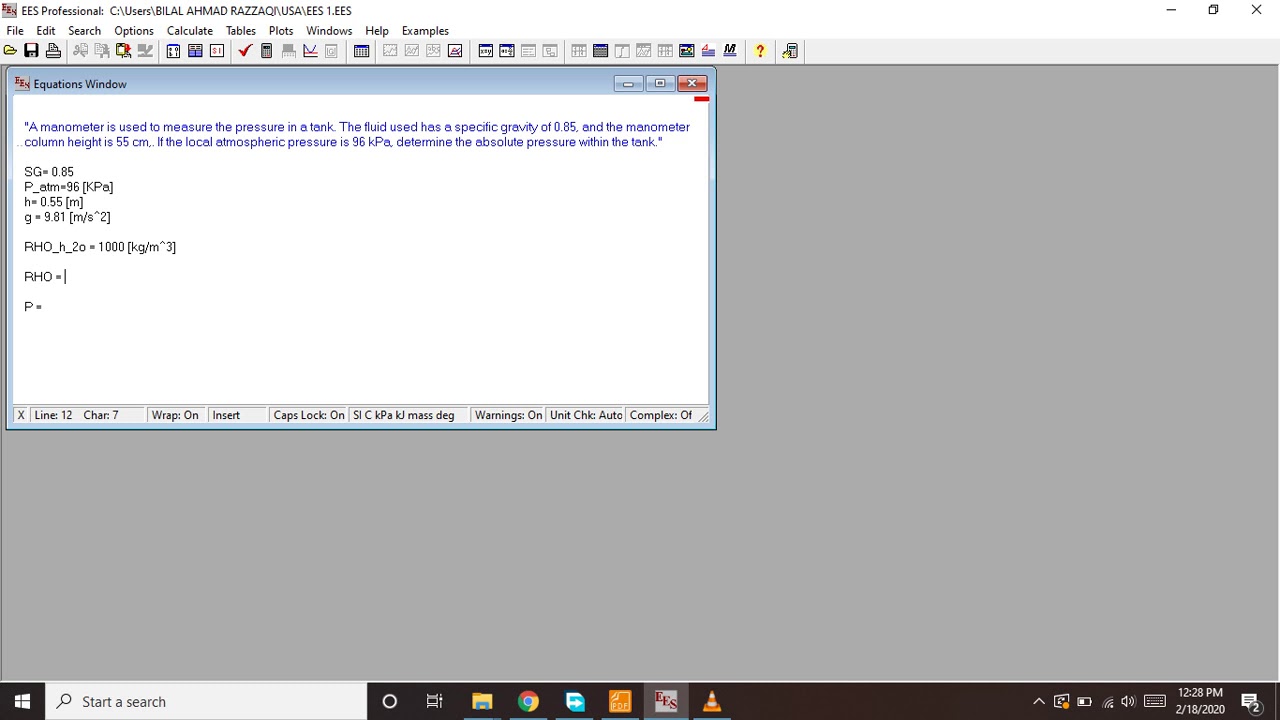 EES Example-1-6 Cenjal - YouTube