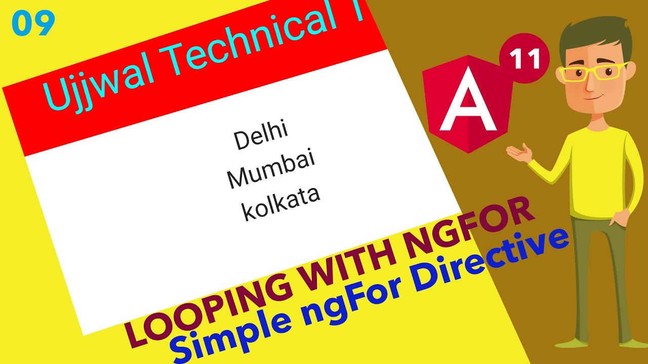 🔴 Angular 11 Tutorial Looping With Ngfor Ngfor Directive Ujjwal