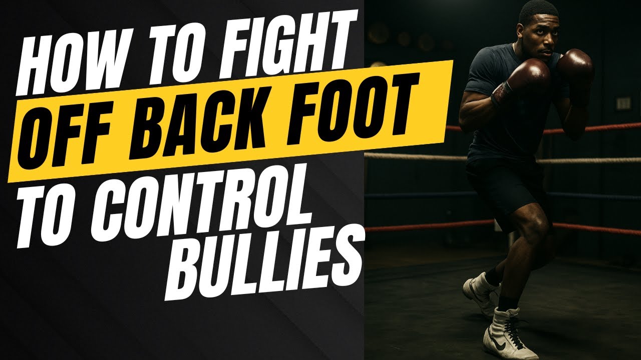 How to fight off your back foot and control bullies - YouTube