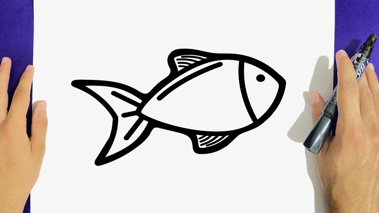 HOW TO DRAW A CUTE LITTLE FISH - YouTube