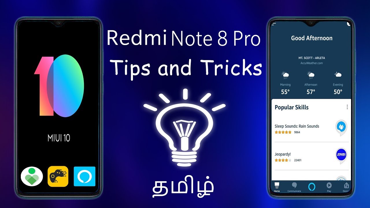 Redmi Note 8 Pro Tips and Tricks Tamil | Alexa | Digital wellbeing ...