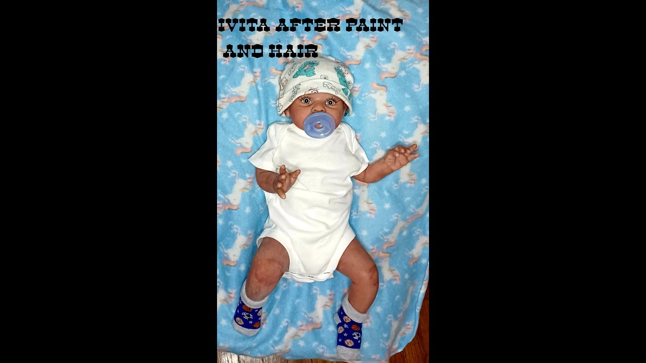 full body silicone baby painting - YouTube