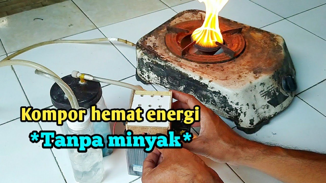 membuat kompor pertalite hemat energi, dengan pompa galon - YouTube