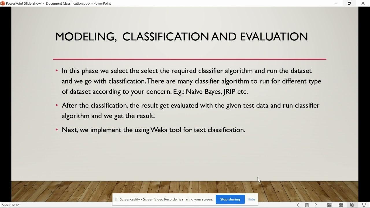 Document classification using weka tool - YouTube